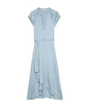 Zadig&Voltaire Randall Midi Dress - Clouds