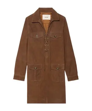 Zadig&Voltaire Remacha Lace-up Mini Dress