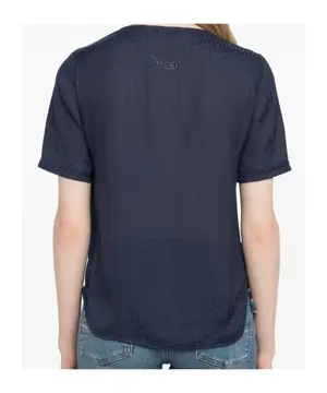Zadig&Voltaire Lace-up V-neck T-shirt