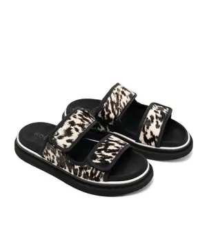 Hogan Double-strap Flat Sandals