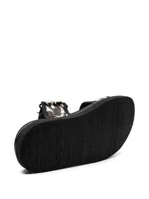 Hogan Double-strap Flat Sandals