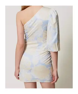 TWINSET One-shoulder Bow-detail Dress