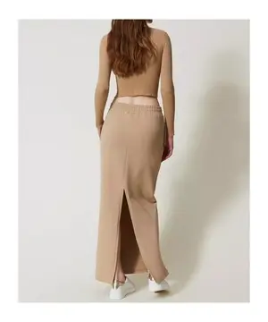 TWINSET Oval T-chain Skirt - Beige
