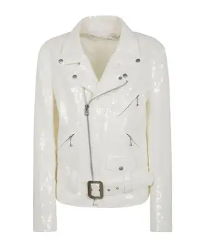 Junya Watanabe Sequinned Biker Jacket