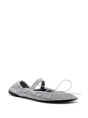 Proenza Schouler Glitter Ballet Flats