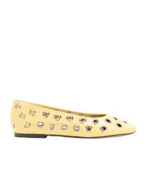 Proenza Schouler Metal-eyelet Ballerinas