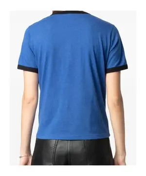 Zadig&Voltaire Crystal-embellished T-shirt - Blue