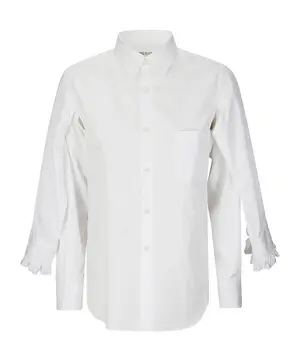 Comme Des Garçons Cotton Shirt - White