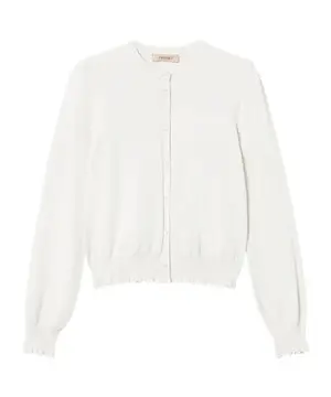 TWINSET Scallop-trim Cardigan
