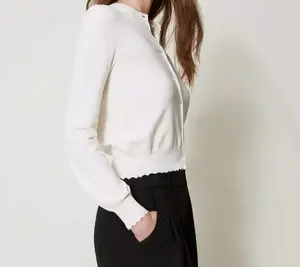 TWINSET Scallop-trim Cardigan