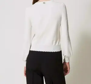 TWINSET Scallop-trim Cardigan