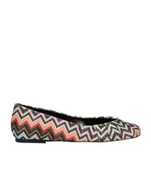 Missoni Zigzag-patterned Ballerinas