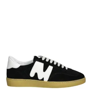 MSGM Retro Panelled Sneakers - Black