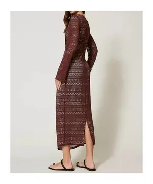 TWINSET Knitted Midi Dress