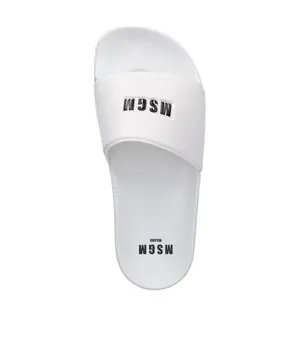 MSGM Logo-embossed Slides