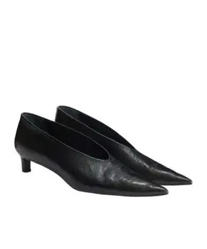 JIL SANDER Leather Pumps - Black