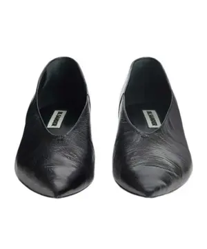 JIL SANDER Leather Pumps - Black