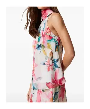 TWINSET Floral-print Halter Top