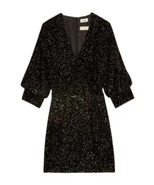 Zadig&Voltaire Rosli Sequin Dress - Black