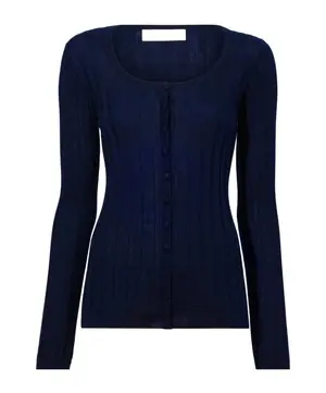 Proenza Schouler Hattie Fine-knit Cashmere Cardigan - Black