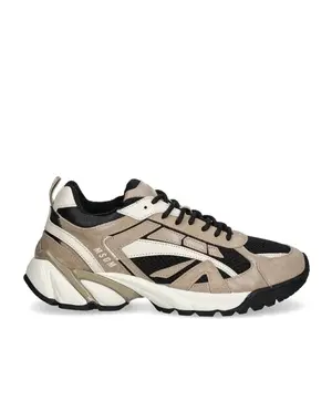 MSGM Paneled Lace-up Sneakers
