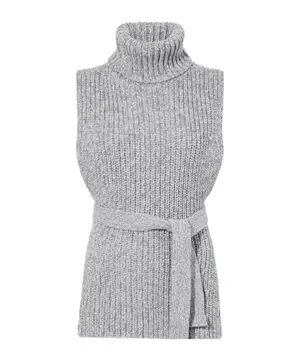 Proenza Schouler Merino Wool Ribbed Knit Waistcoat