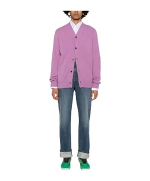 Play Comme Des Garcon V-neck Wool Cardigan