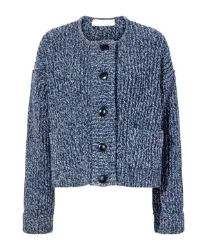 Proenza Schouler Azura Ribbed Wool Cardigan