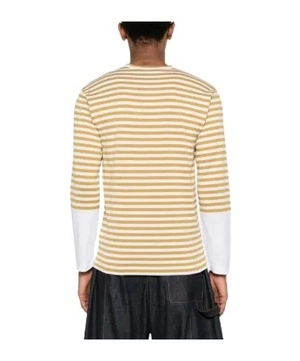 Play Comme Des Garcon Striped Long-sleeve T-shirt