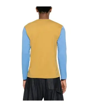 Play Comme Des Garcon Logo-appliqué Cotton T-shirt