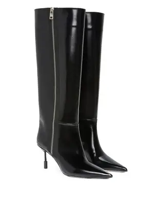 MSGM Pointed-toe Leather Boots