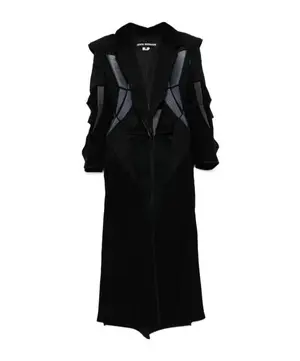Junya Watanabe Padded-panels Coat - Black