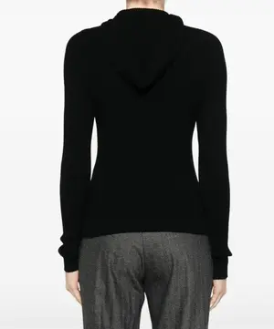 TWINSET Ribbed Hooded Knitwear
