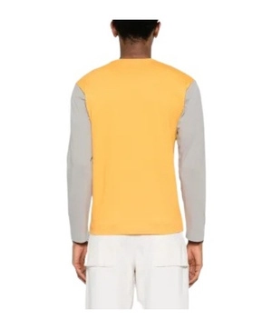 Play Comme Des Garcon Logo-appliqué Two-tone T-shirt