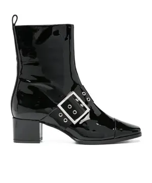 CAREL 50mm Decorative-buckle Ankle Boots