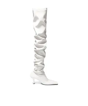 Proenza Schouler Trap Over-the-knee Leather Boots