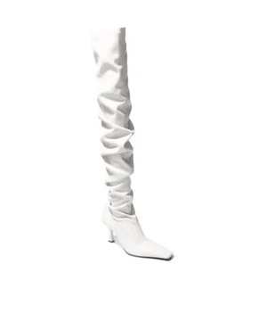 Proenza Schouler Trap Over-the-knee Leather Boots