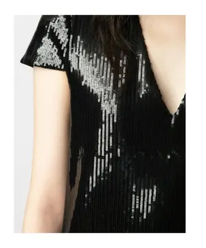 Zadig&Voltaire Rashu Sequined Mini Dress