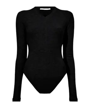 Proenza Schouler Delaney Bodysuit - Black