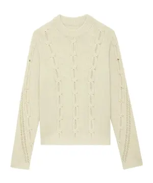 Zadig&Voltaire Morley Cable-knit Jumper