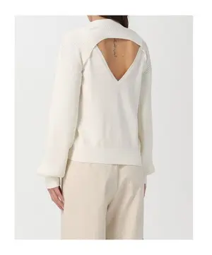 TWINSET Chain-embellished Ribbed Blouse