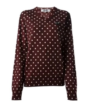 Play Comme Des Garcon Polka Dot Pullover