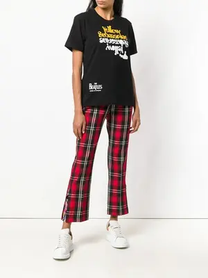 Comme Des Garçons Lyrics Printed T-shirt
