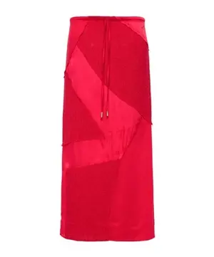Cult Gaia Patchwork Midi Skirt