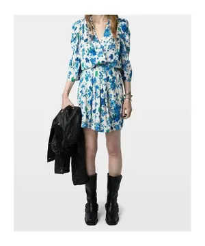 Zadig&Voltaire Ruz Floral-print Midi Dress