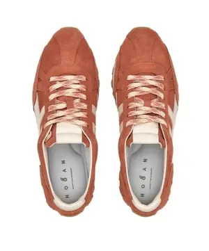 Hogan H671 Suede Leather Lace-up Sneakers