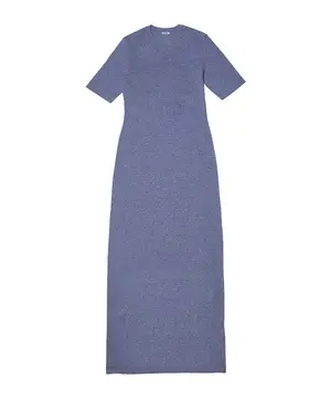 JIL SANDER Short-sleeved Layered Maxi Dress