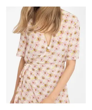 Zadig&Voltaire Asymmetric Floral Midi Dress