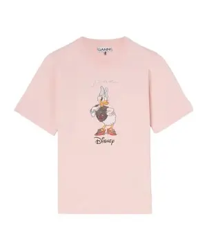 GANNI Daisy Duck Printed Baby Fit T-shirt