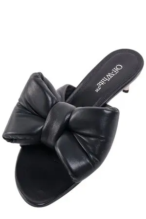 Off-White Allen Bow-detail Leather Mules